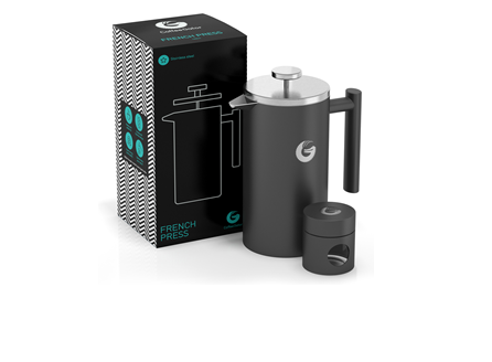 Coffee Gator French Press Keeps Coffee Hotter, Longer