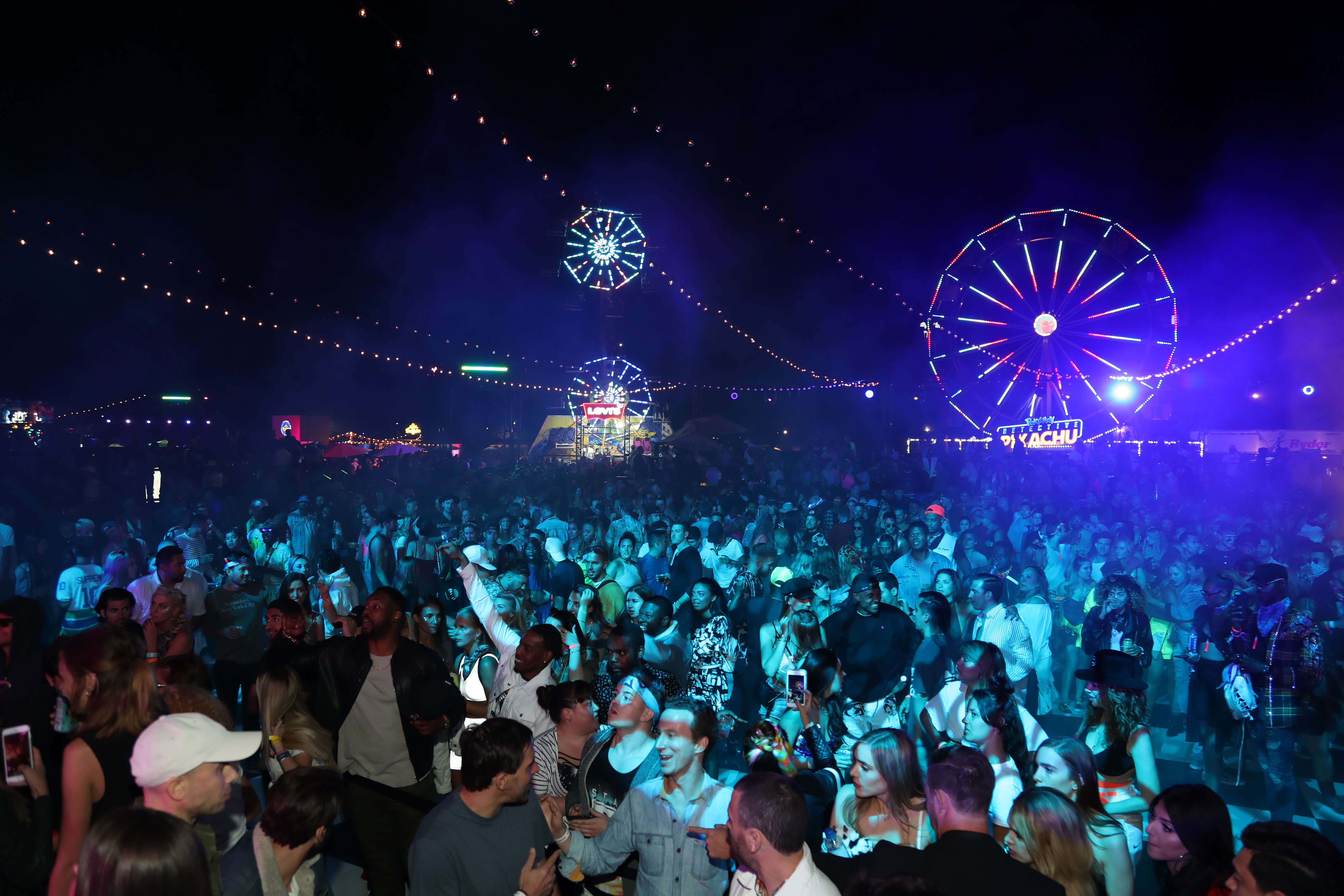 Levi’s Brings Neon Carnival to Life at Coachella 2019