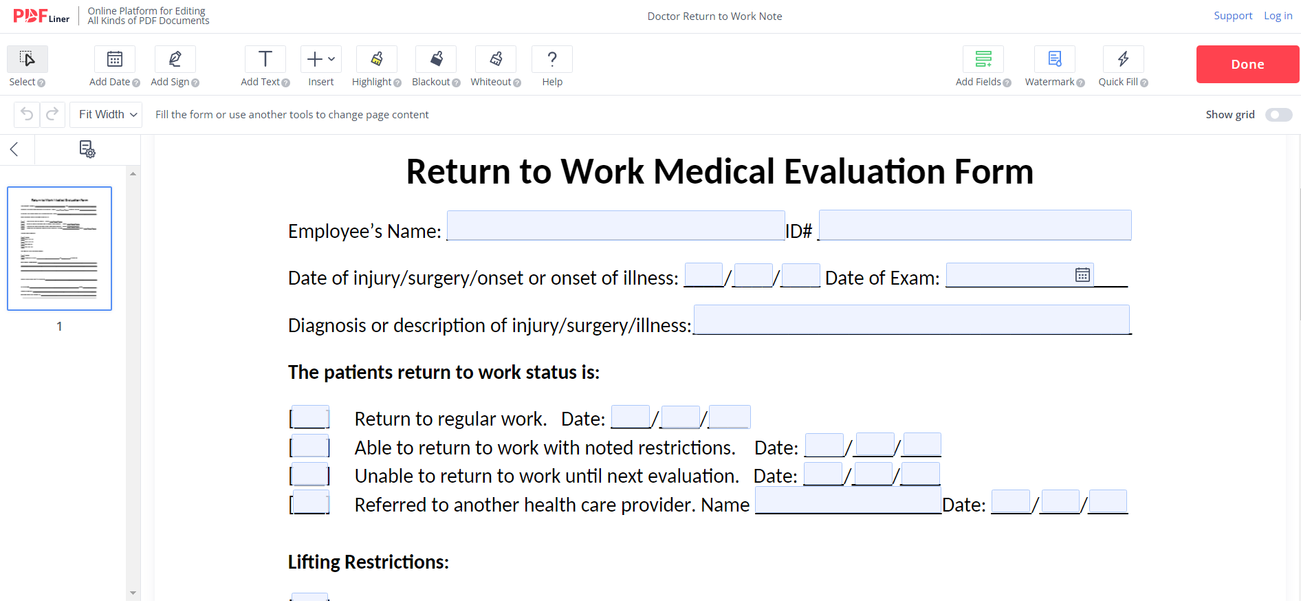 How To Write A Return To Work Note Professionally